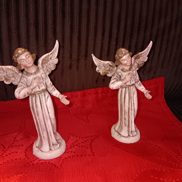 Source Unknown | Holiday | Plastic Angels 2 Midcentury See Photos Some ...